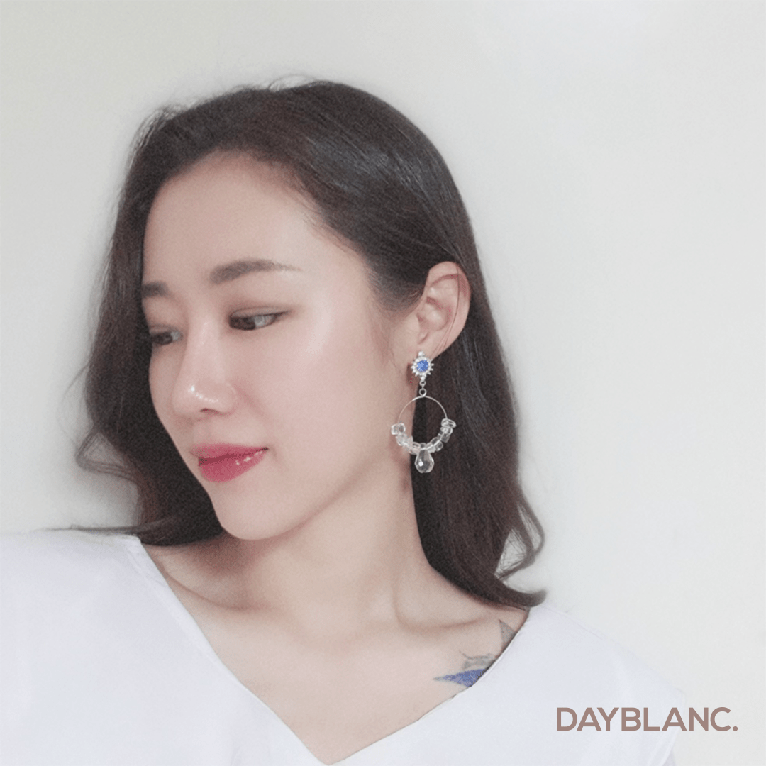 Korean designer earrings in Singapore [Aqua Loop 아쿠아 루프 (Earring ...